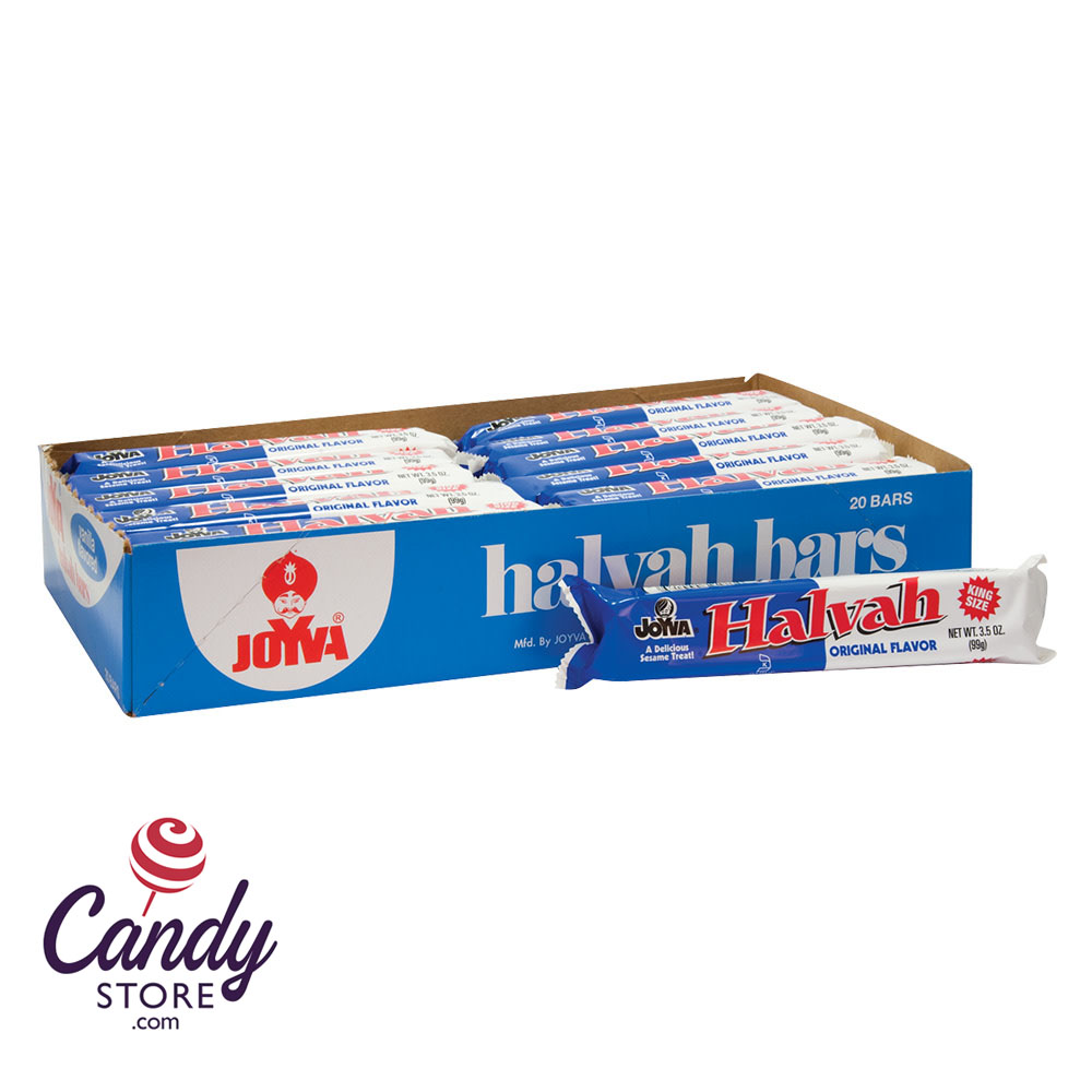 Joyva Vanilla Halvah 3.5oz Bar - 20ct | CandyStore.com