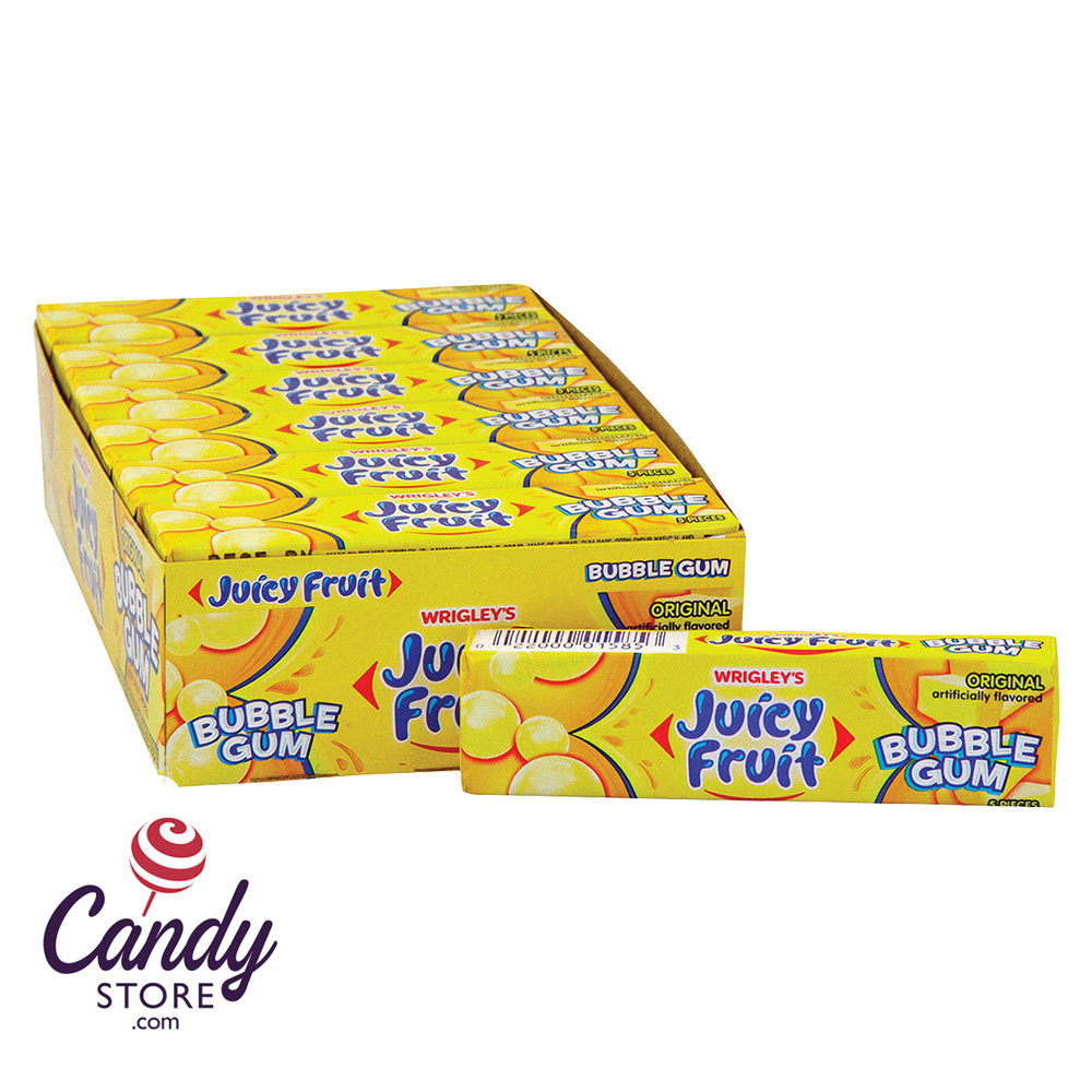 Juicy Fruit Original Bubble Gum - 18ct | CandyStore.com