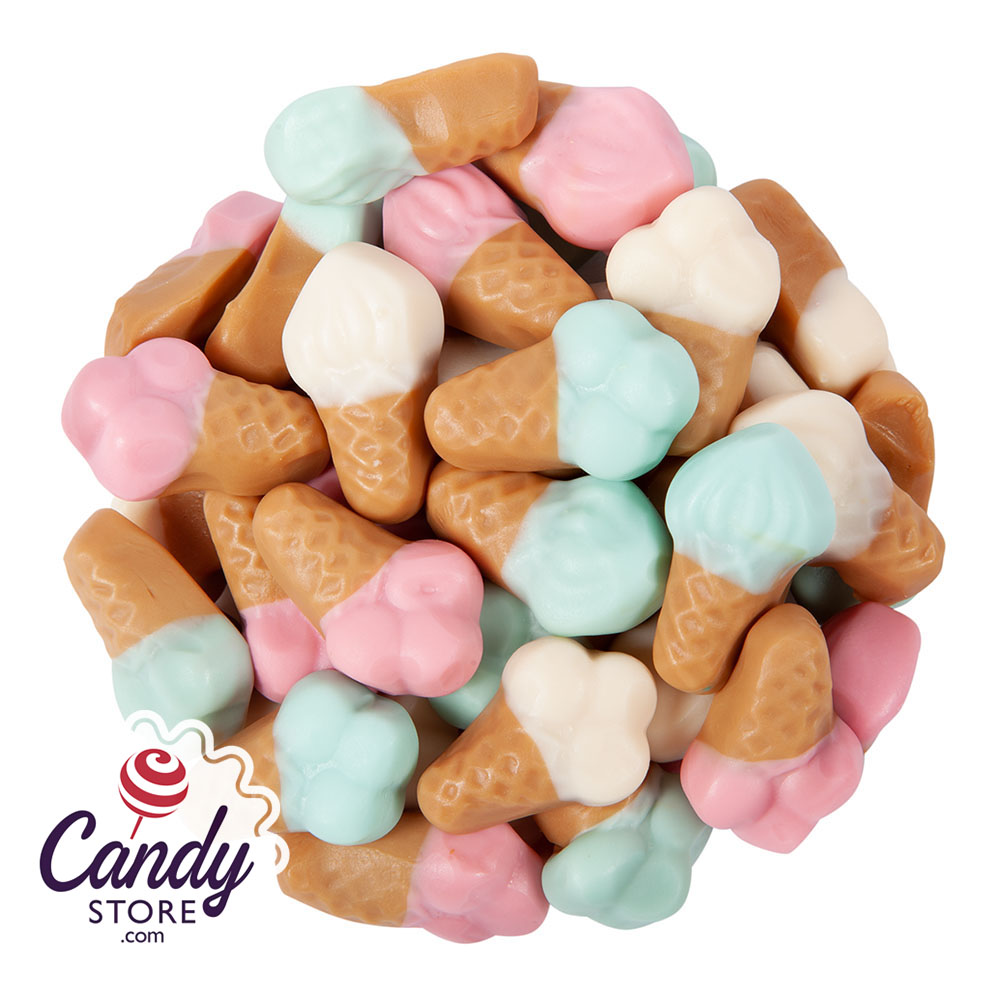 Kervan Gummy Ice Cream Cones - 5lb Bulk | CandyStore.com