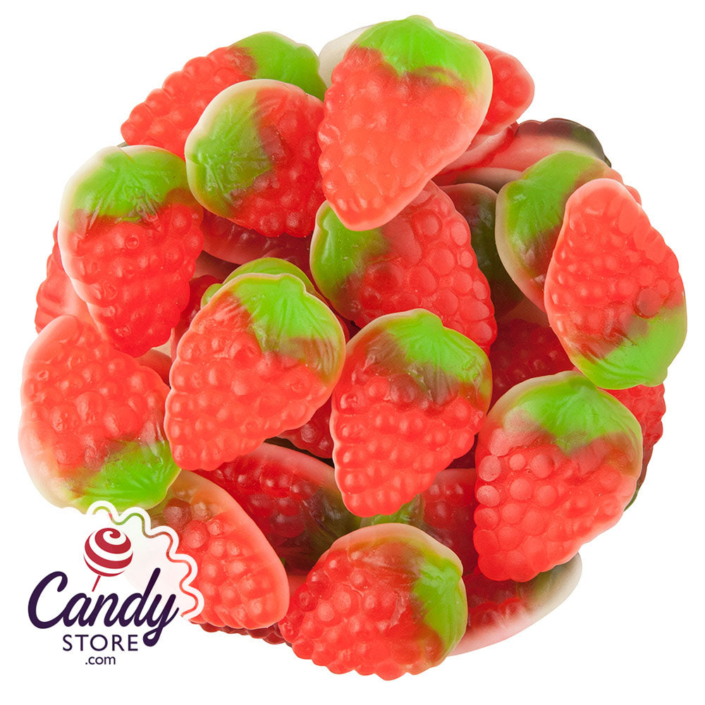 Gummy Strawberries & Cream Candy 5lb Bulk - CandyStore.com
