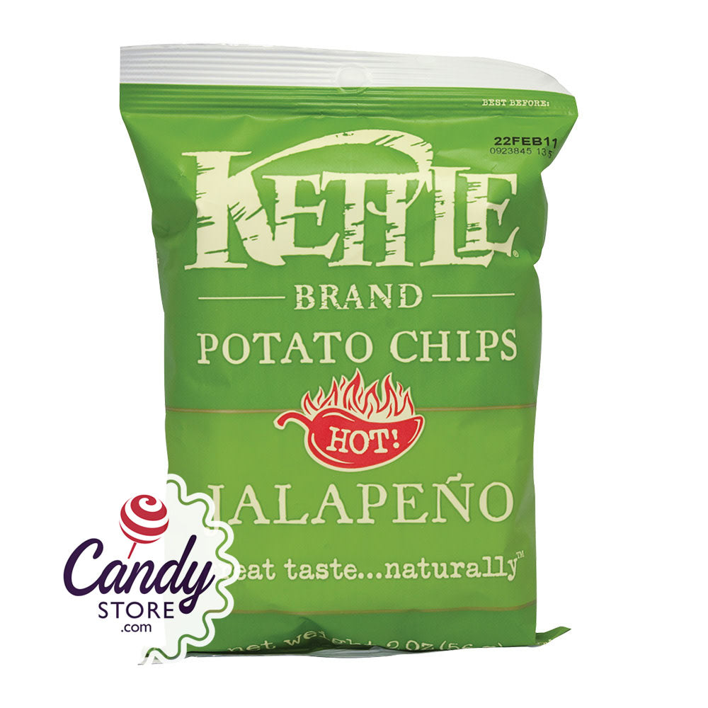 Kettle Jalapeno Potato Chips 2oz Bags 24ct - CandyStore.com