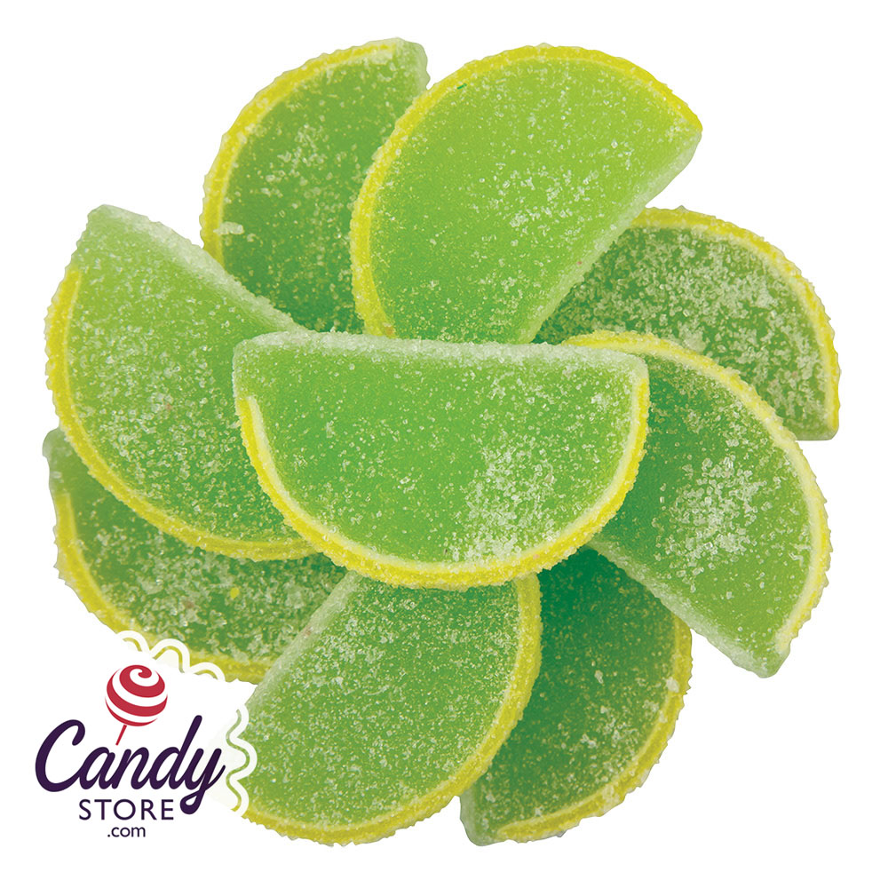 Key Lime Fruit Slices - 5lb Bulk | CandyStore.com