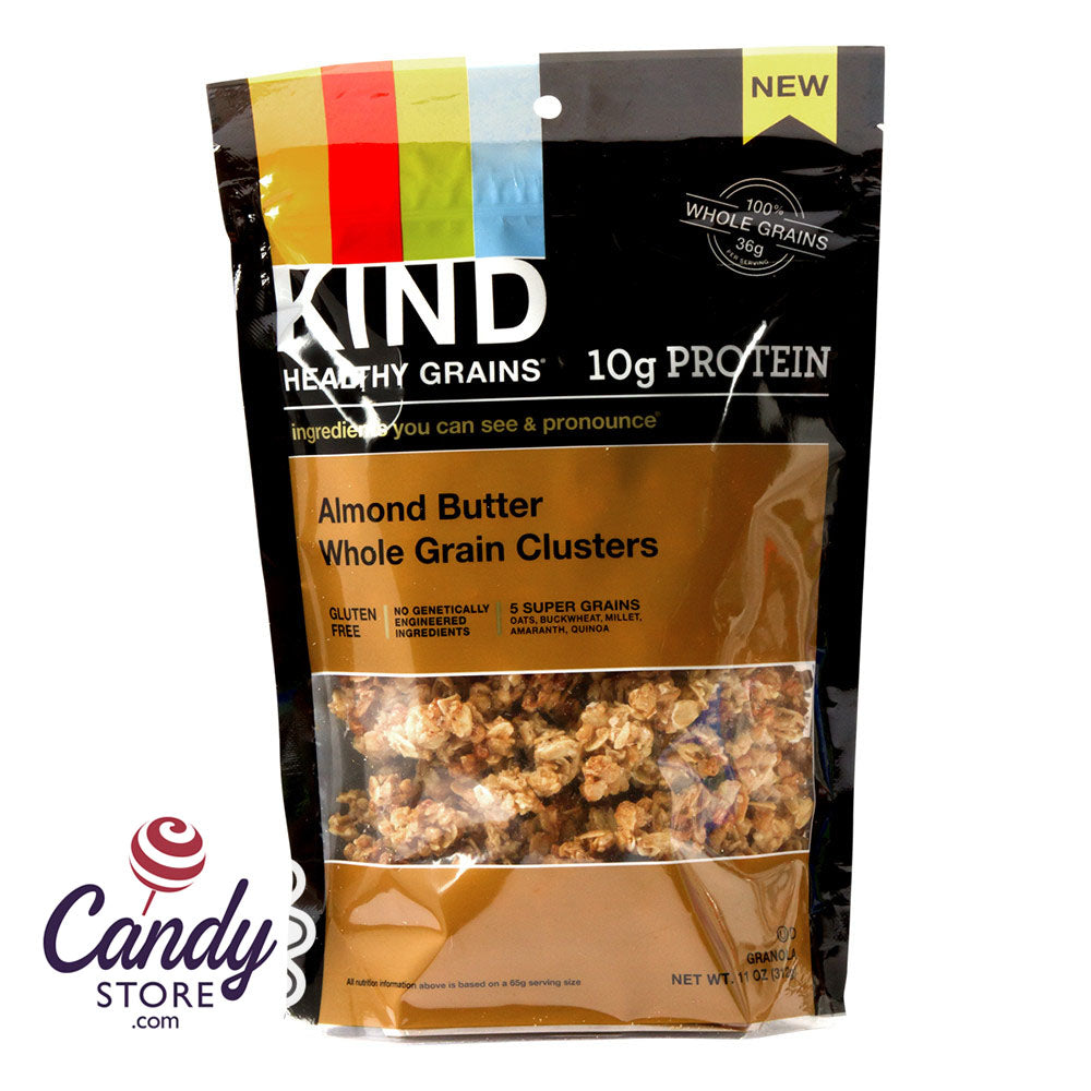 Kind Bars Almond Butter Whole Grain Clusters Granola 11oz Pouch - 6ct