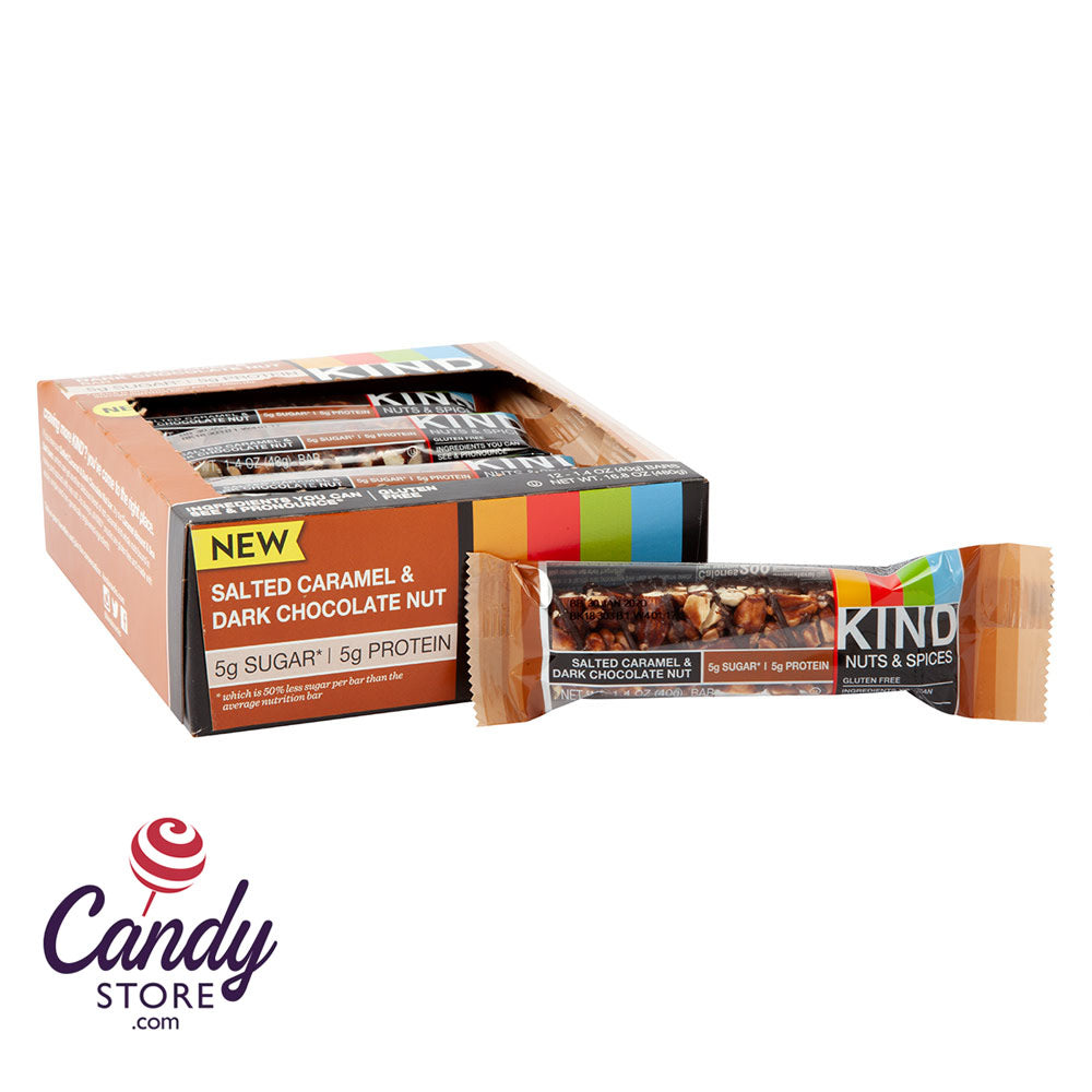 Kind Bars Salted Caramel Dark Chocolate Nut 1.4oz - 12ct – CandyStore.com
