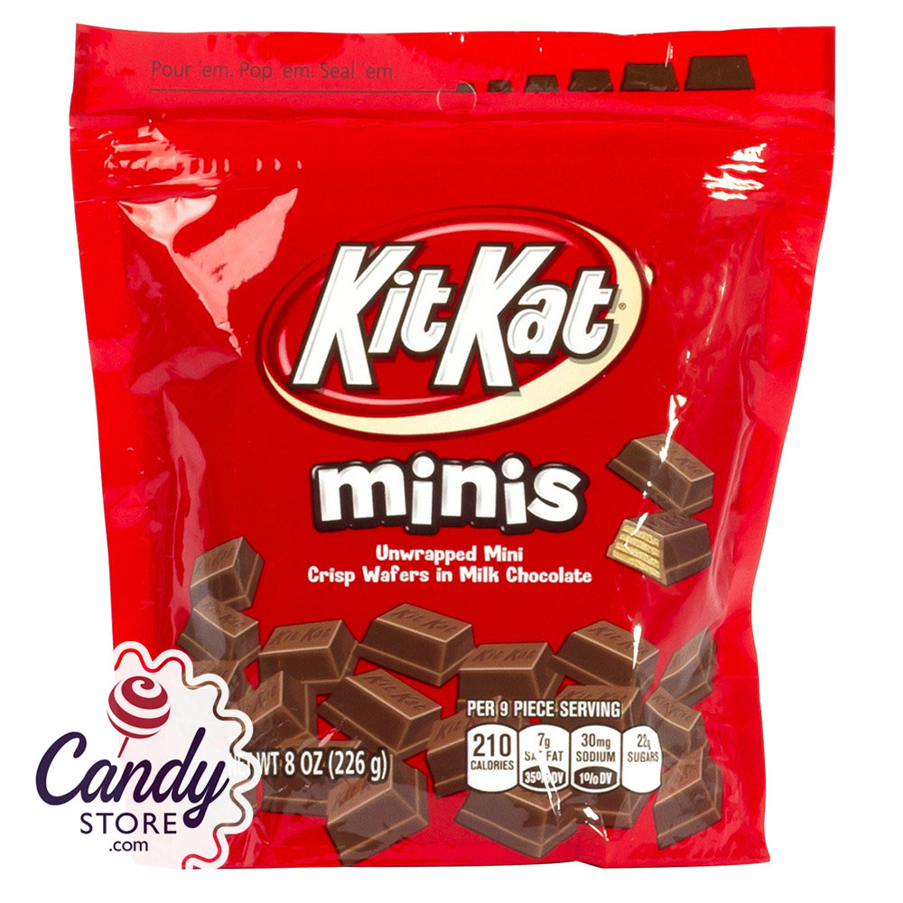 Kit Kat Minis 7.6oz Pouch - 8ct | CandyStore.com