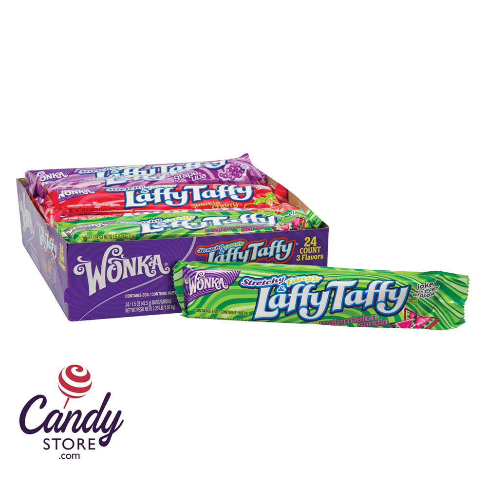 Laffy Taffy Assorted 1.5oz Bar - 24ct | CandyStore.com