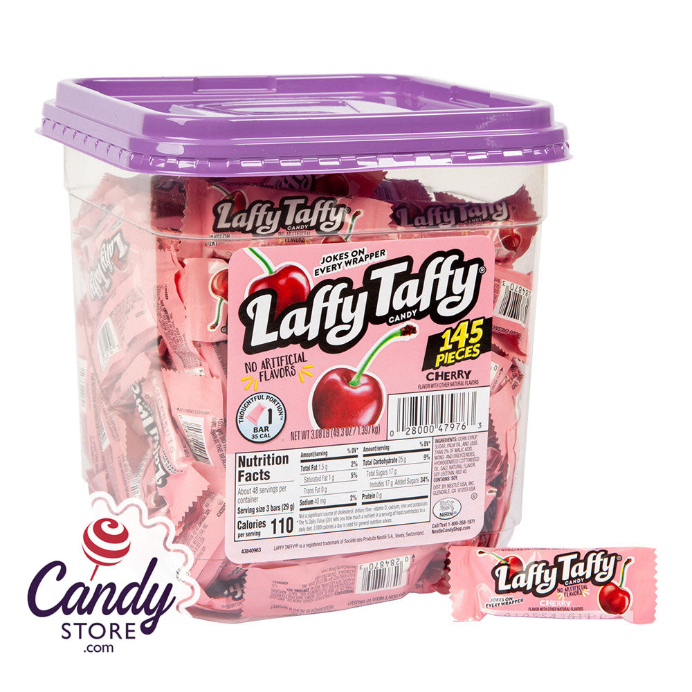 Laffy Taffy Mini Cherry Tub - 145ct | CandyStore.com