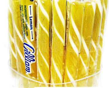 Lemon Candy Sticks - 80ct | CandyStore.com