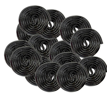 Licorice Wheels - 4.4lb Bulk | CandyStore.com