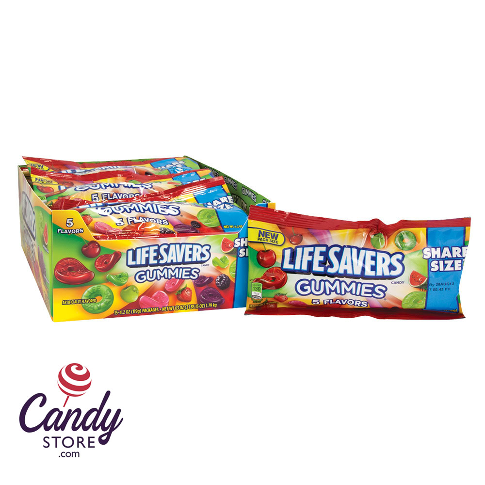 Lifesavers 5 Flavor Gummies 4.2oz Share Size - 15ct
