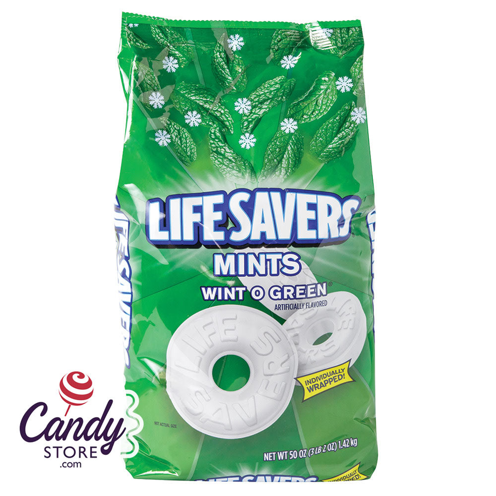 Lifesavers Wintogreen Mints 50oz Bag - 6ct | CandyStore.com
