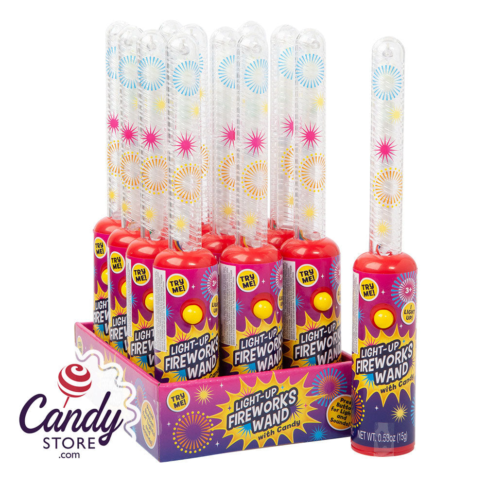 Light & Sound Fireworks Wand 0.53oz 12ct - CandyStore.com