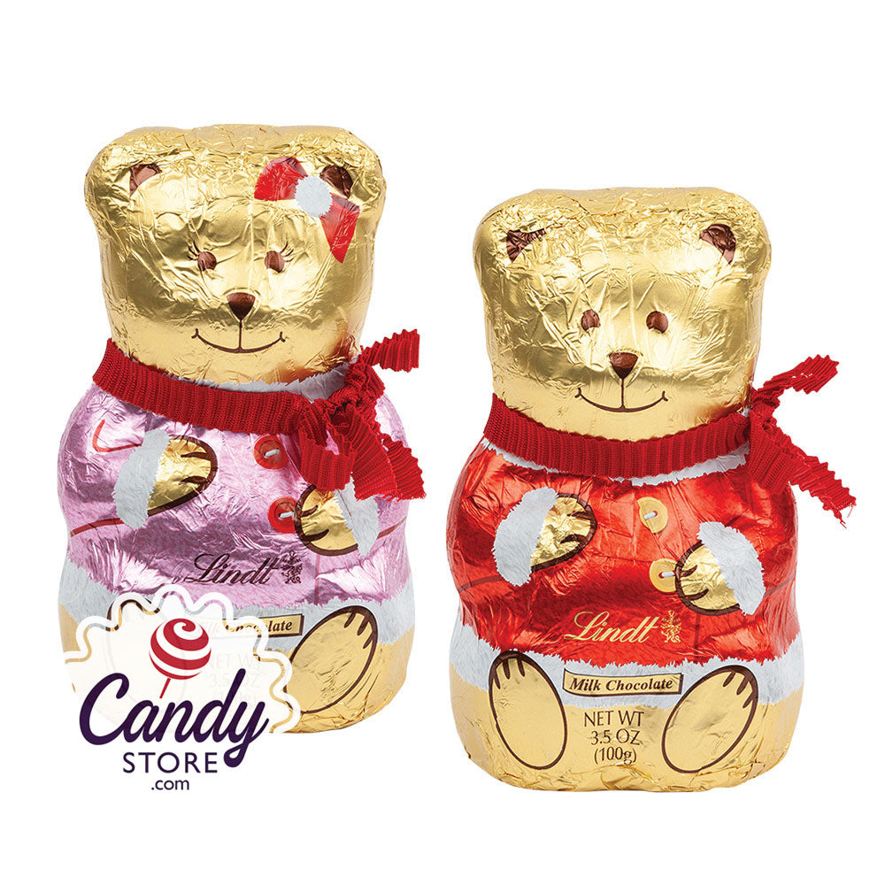 Lindt Festive Figures Sweater Bear 3.5oz null - CandyStore.com