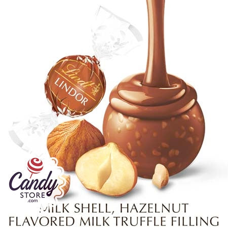 Lindt Hazelnut Lindor Truffles - 120ct | CandyStore.com