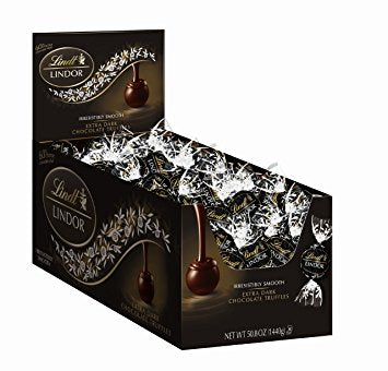 Lindt Lindor 60% Extra Dark Chocolate Truffles - 120ct