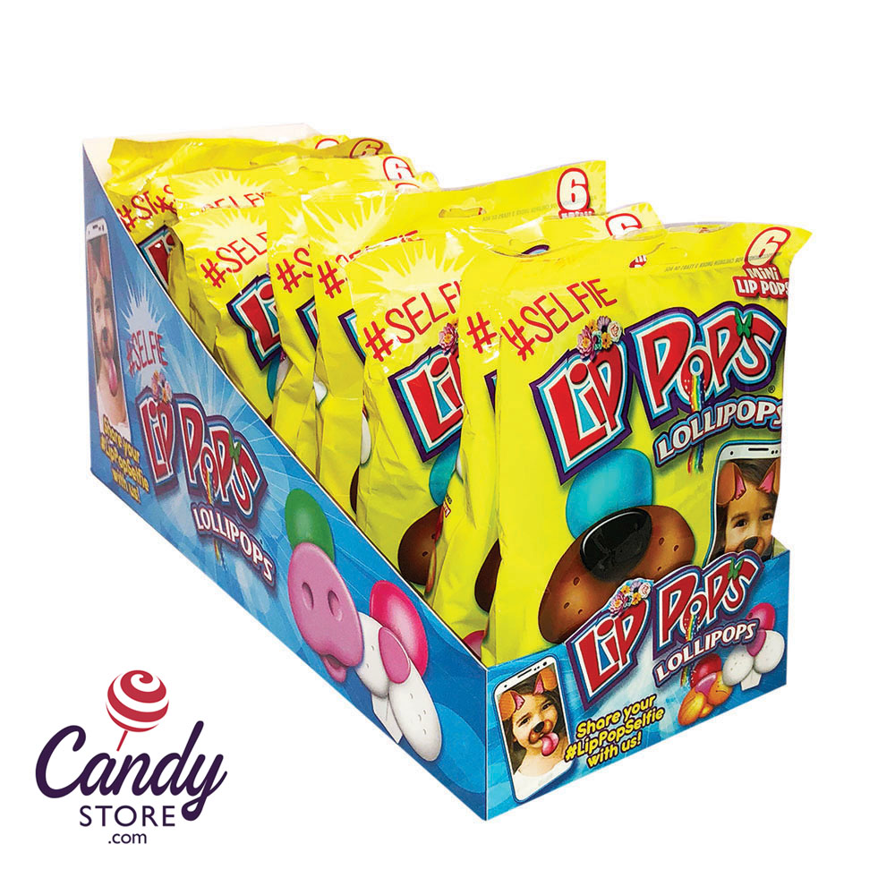 Lip Pops Mini Selfie 1.69oz Bag - 12ct | CandyStore.com