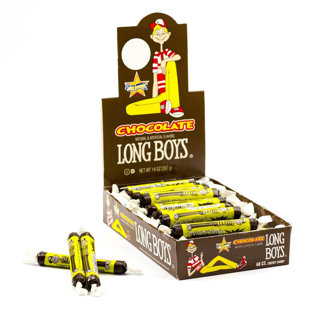 Long Boys Chocolate - 48ct | CandyStore.com