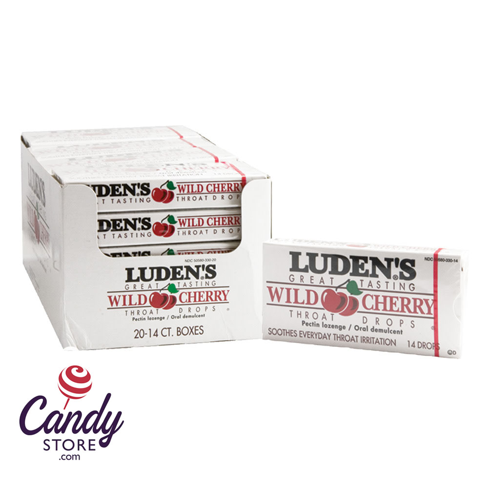 Luden's Cherry Cough Drops - 20ct | CandyStore.com