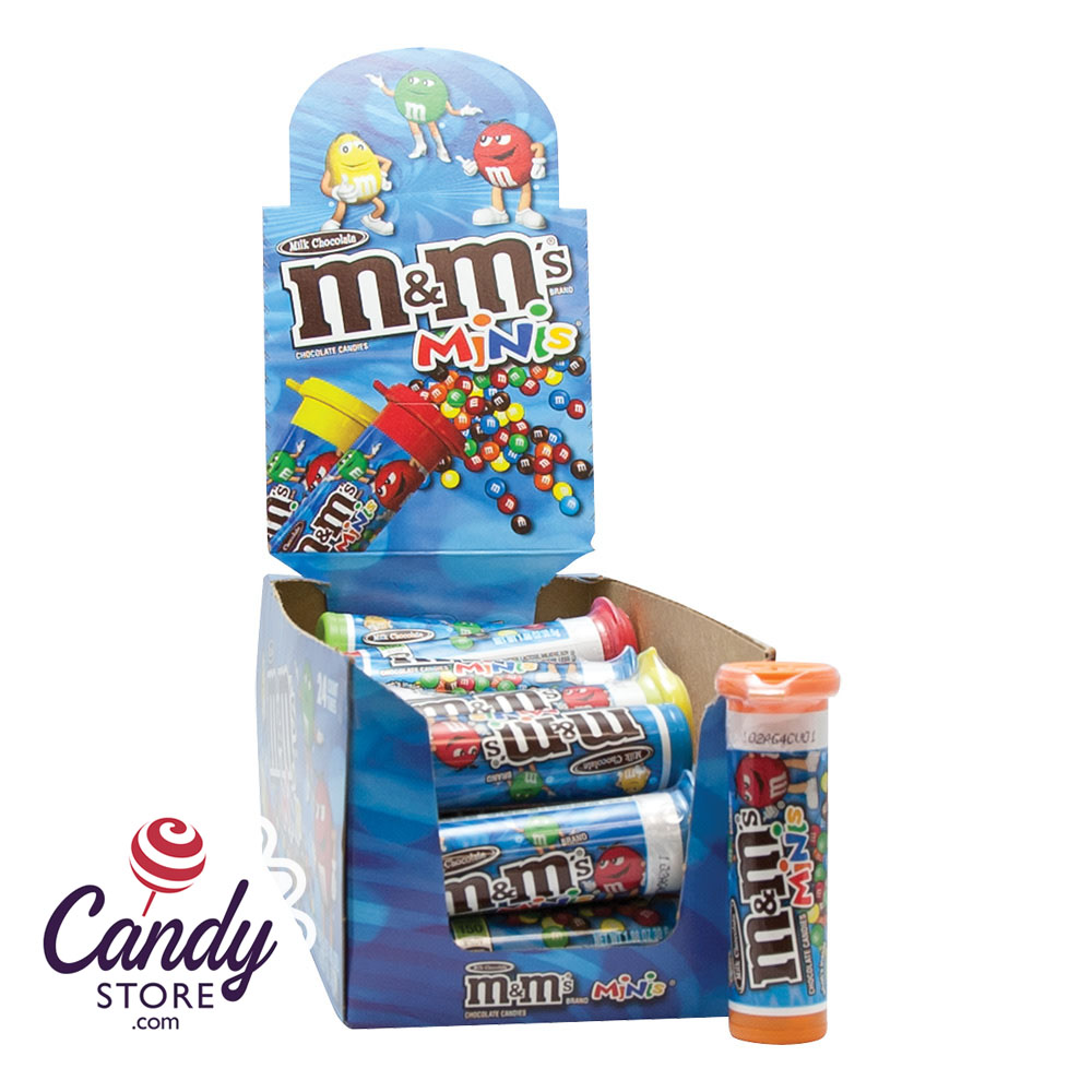 M&M's Minis Tubes Milk Chocolate 24ct - CandyStore.com