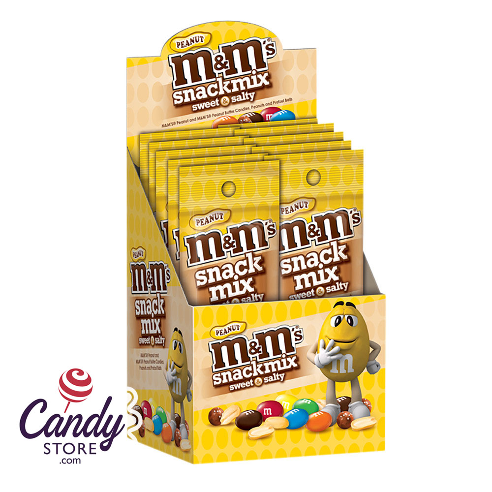 M&M's Peanut Snack Mix 1.75oz Bag - 10ct | CandyStore.com