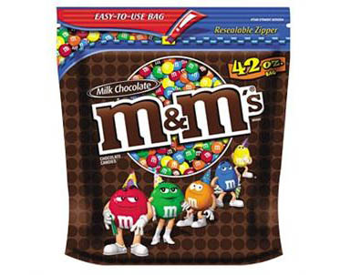 M&Ms Milk Chocolate - 38oz Bag | CandyStore.com