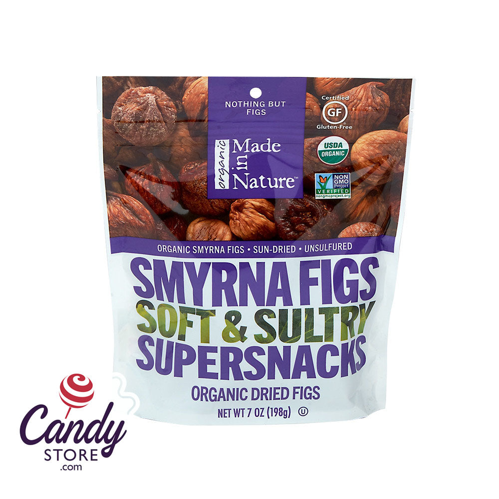 Made In Nature Organic Smyrna Figs 7oz Peg Bags 6ct - CandyStore.com