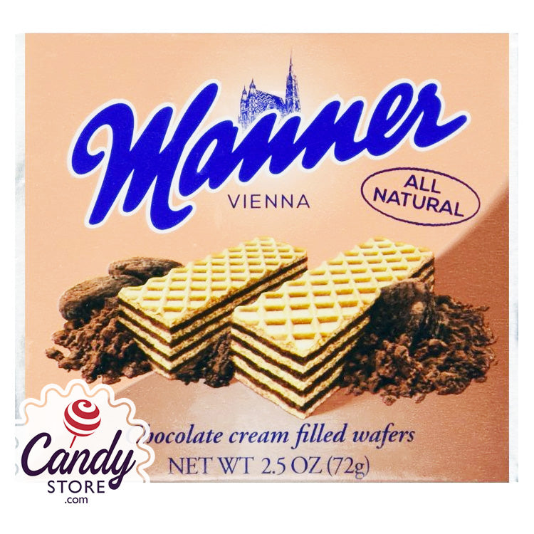 Manner Chocolate Cream-Filled Wafers - 12ct | CandyStore.com