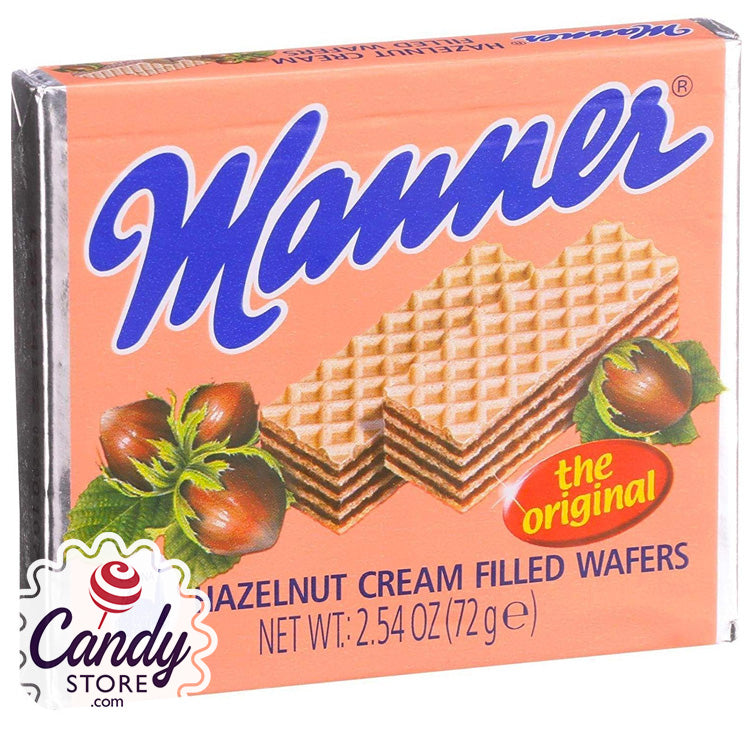 Manner Original Hazelnut Neapolitan Wafers - 12ct