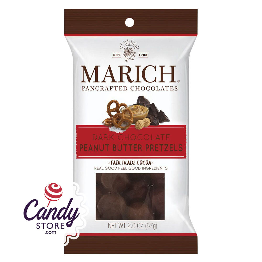 Marich Chocolate Peanut Butter Pretzel 2oz Singles 24ct - CandyStore.com