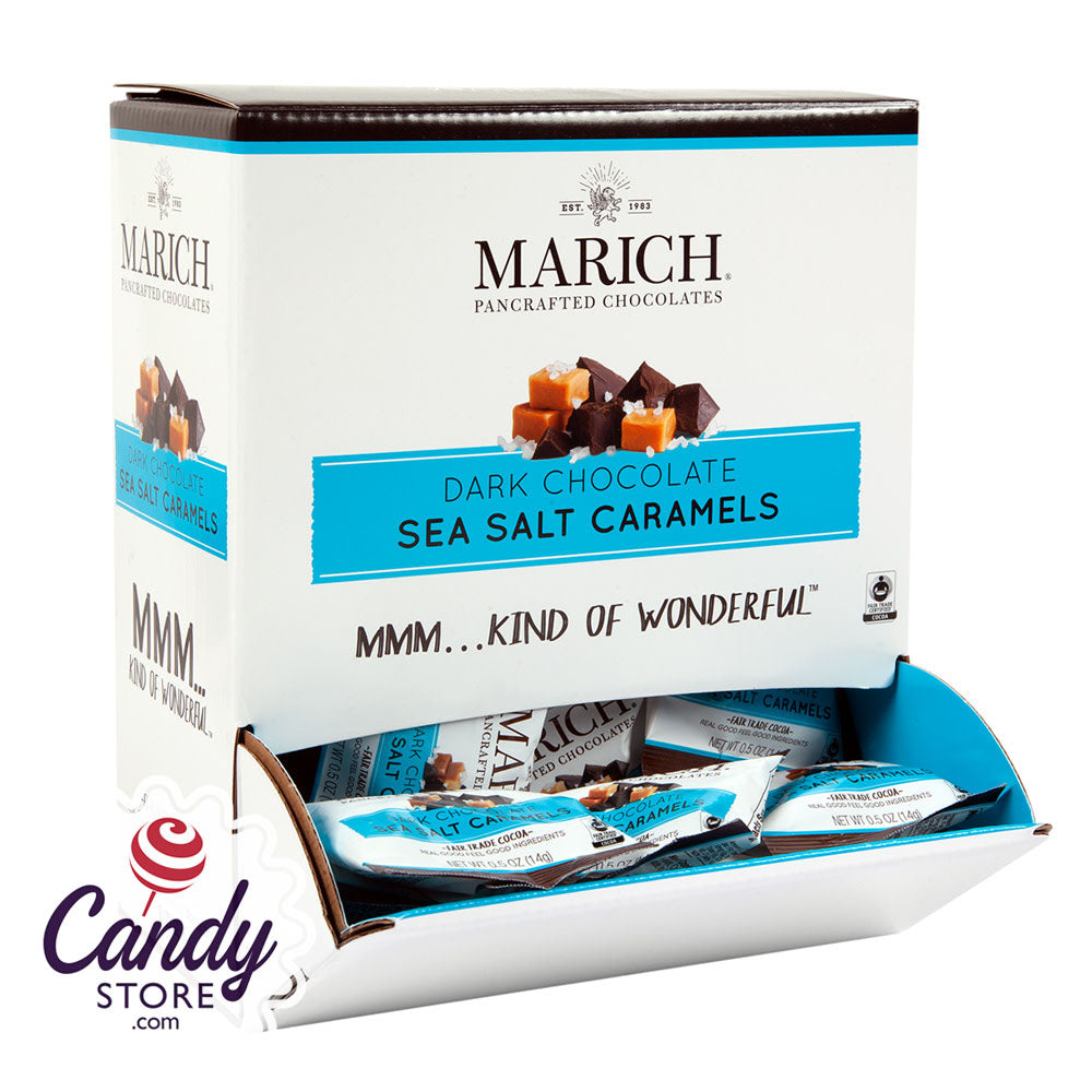 Marich Gravity Bin Dark Ch Sslt Caramel .5oz 50ct - CandyStore.com
