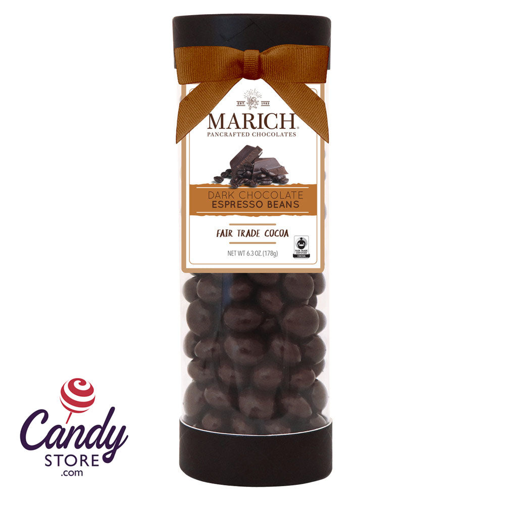 Marich Tube Dark Chocolate Espresso Beans 6.3oz 6ct - CandyStore.com