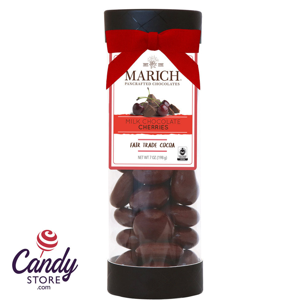 Marich Tube Milk Chocolate Cherries 7oz 6ct - CandyStore.com