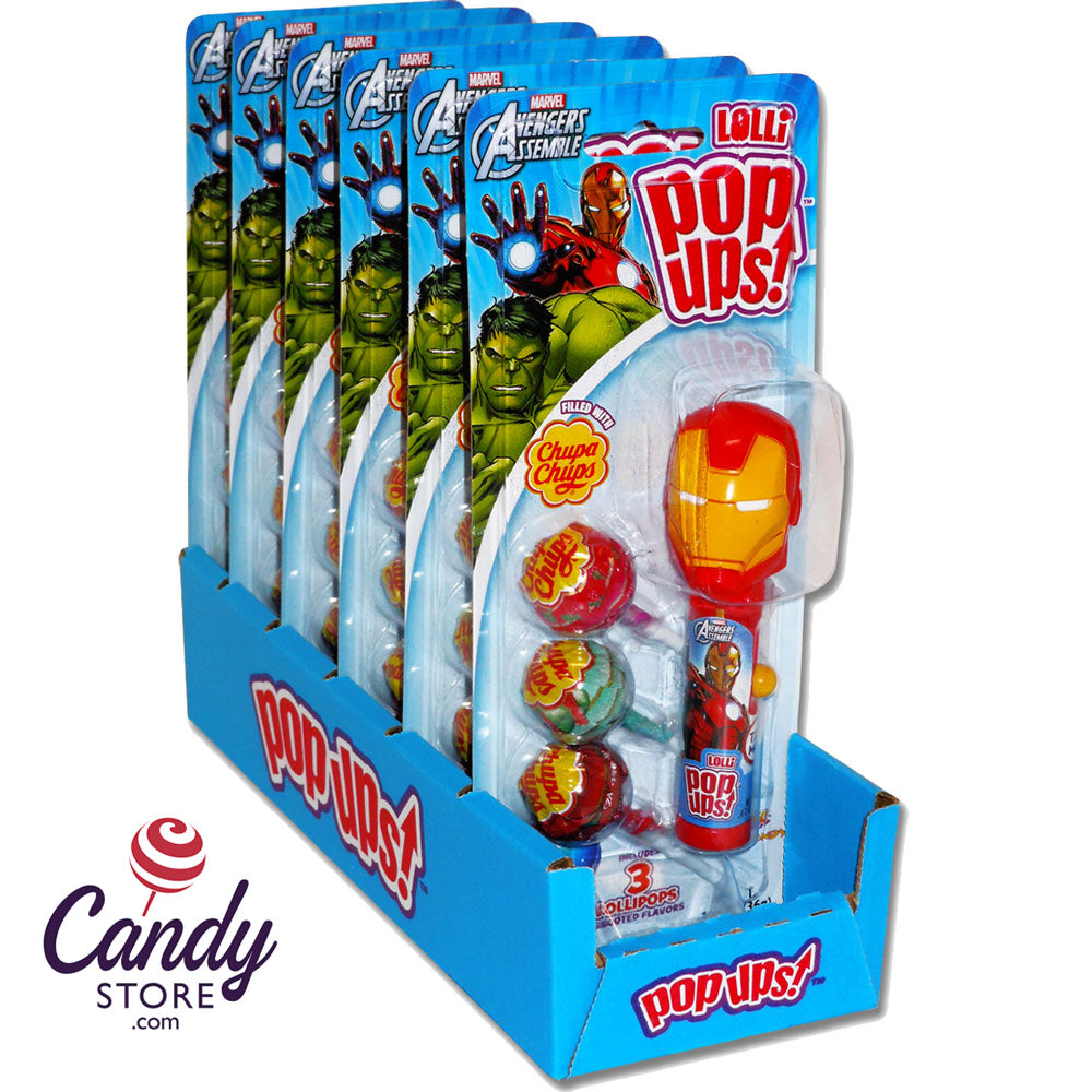 Marvel Avengers Pop-Ups Lollipops Toys - 6ct | CandyStore