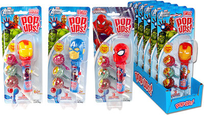 Marvel Avengers Pop-Ups Lollipops Toys - 6ct | CandyStore