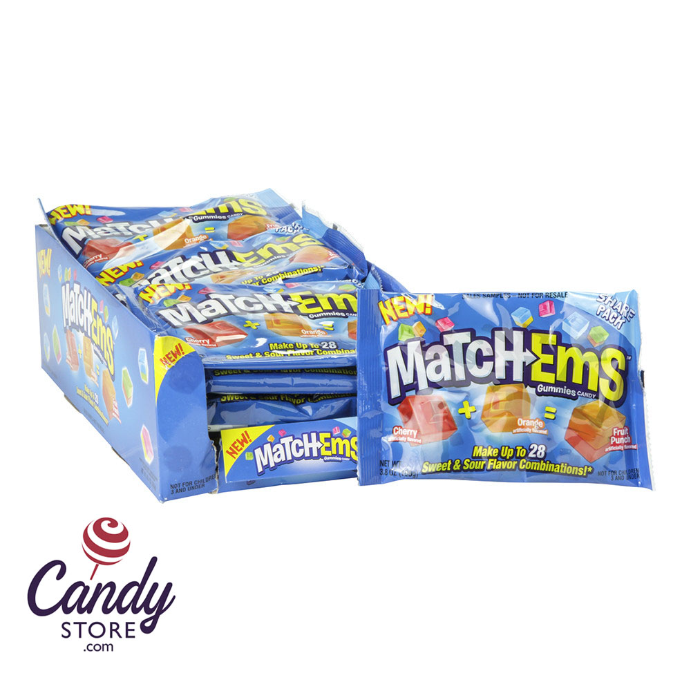 Matchems Gummies 3.8oz Bag - 16ct | CandyStore.com