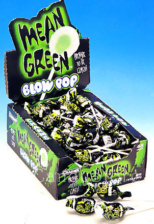 Mean Green Blow Pops - 48ct | CandyStore.com