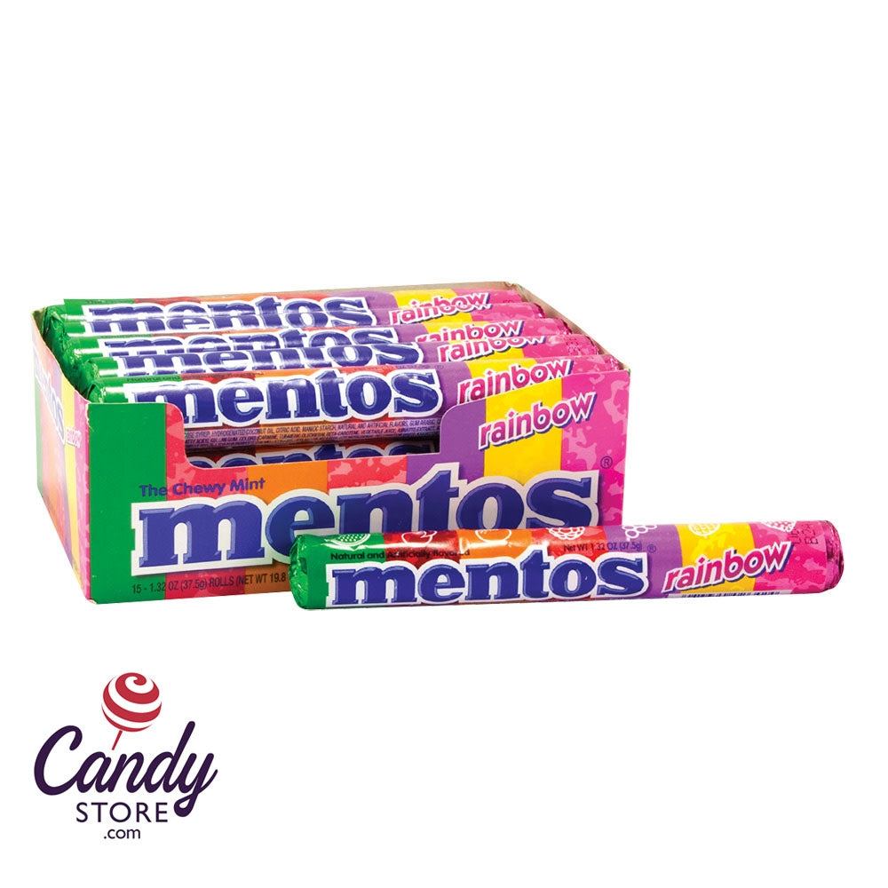 Mentos Rainbow Rolls - 15ct | CandyStore.com