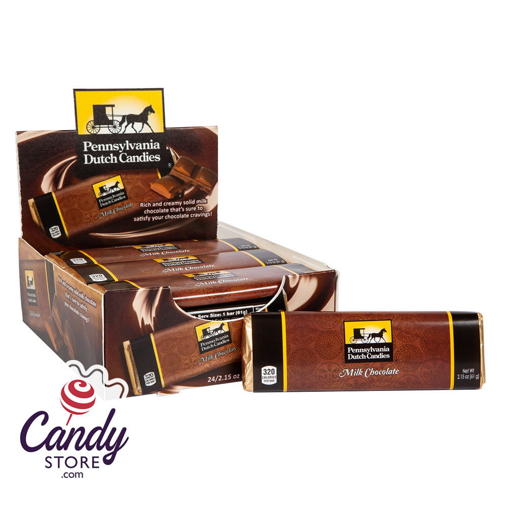 Milk Chocolate Bars Pennsylvania Dutch 24ct - CandyStore.com