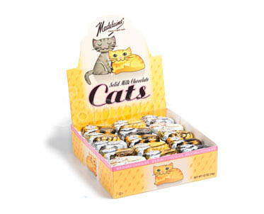 Milk Chocolate Kitty Cats - 60ct | CandyStore.com