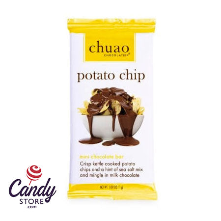 Mini Chuao Milk Chocolate Potato Chip Bars - 24ct – CandyStore.com