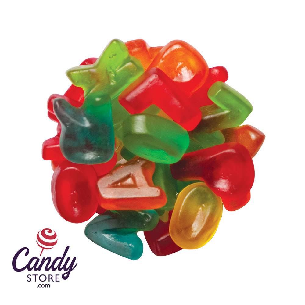Mini Gummy Alphabet Letters - 6.6lb Bulk | CandyStore.com