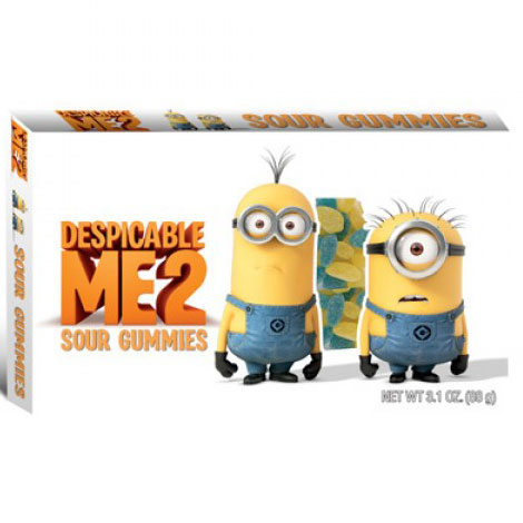 Minions Sour Gummies Candy - 12ct Theater Boxes