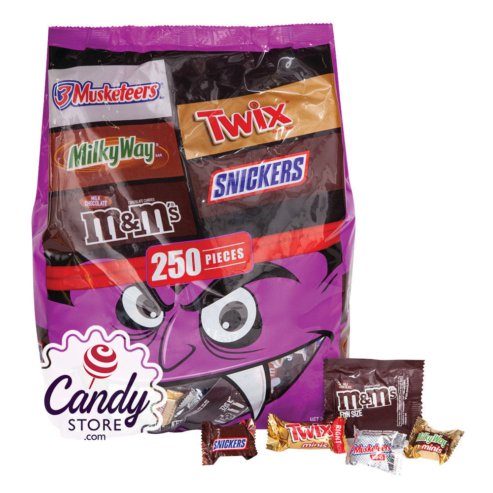 Mixed Chocolate Halloween Sup Drc 77.63oz 4ct - CandyStore.com