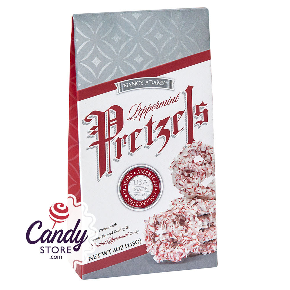 Nancy Adams Mini Yogurt Peppermint Pretzels 4oz Gable Boxes 12ct ...