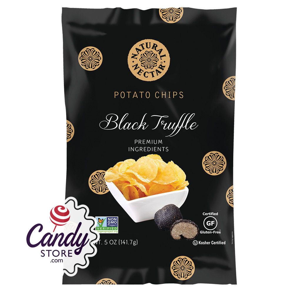 Natural Nectar Potato Chips Black Truffle 5oz 9ct - CandyStore.com