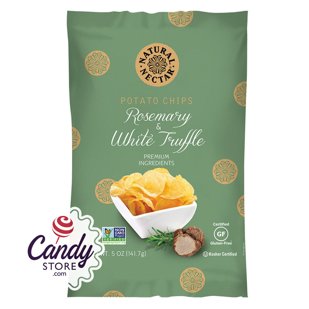 Natural Nectar Potato Chips Rsmry/White Truffle 5oz 9ct - CandyStore.com