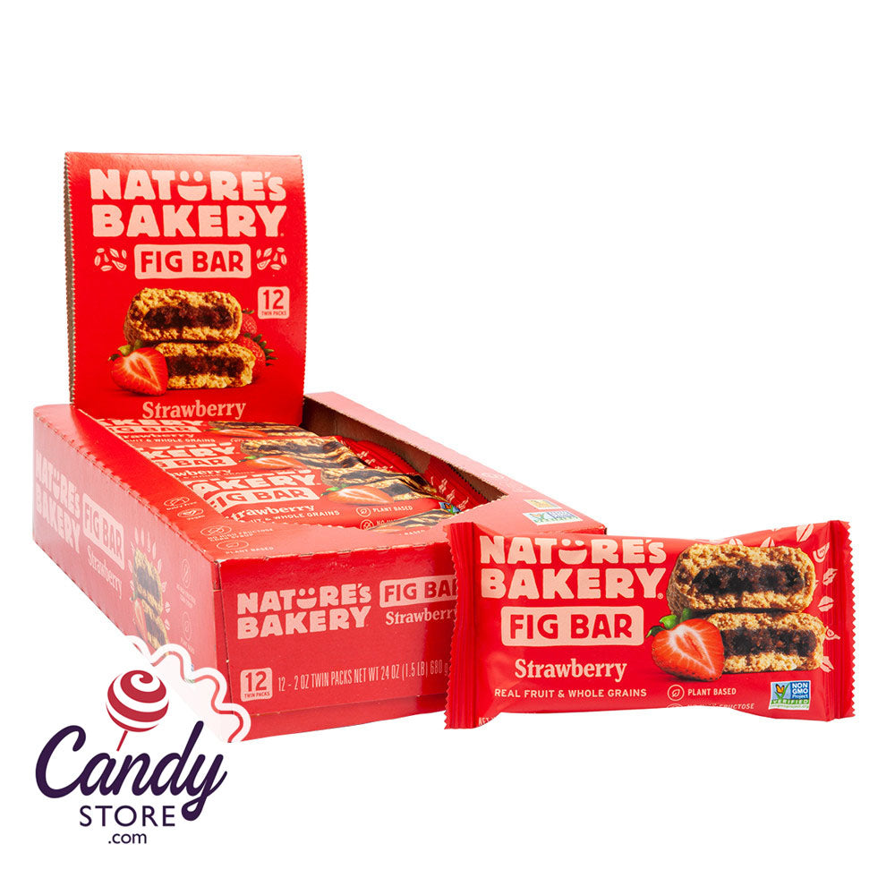 Nature's Bakery Strawberry Fig Bar 2oz 12ct - CandyStore.com