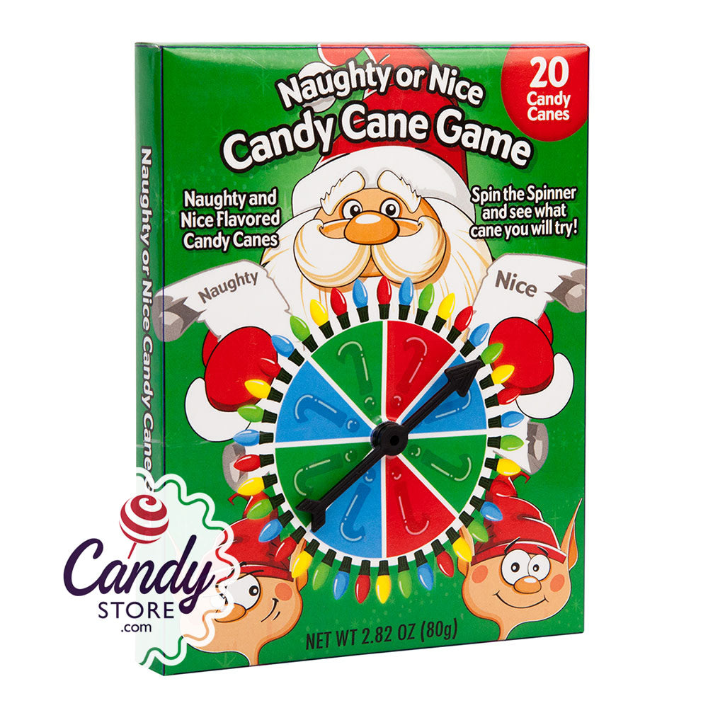 Naughty Or Nice Candy Cane Game 3.38oz Boxes null - CandyStore.com