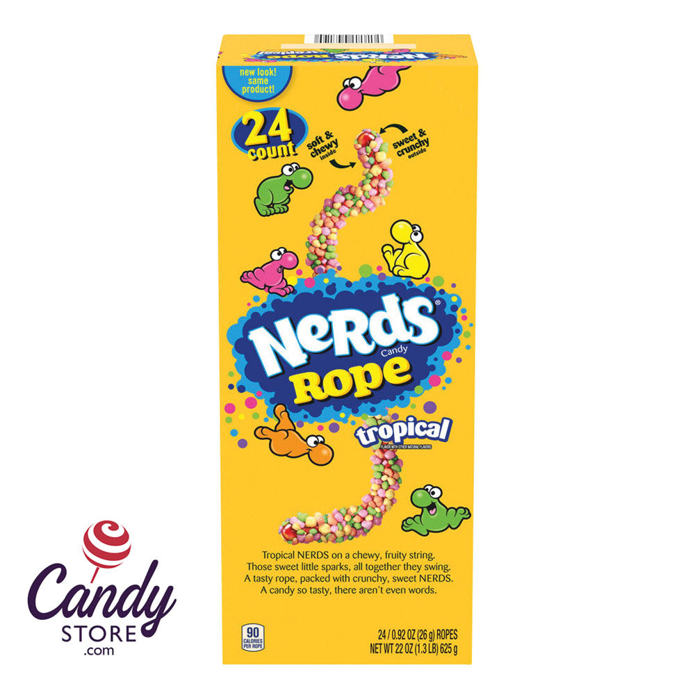 Nerds Ropes Tropical Flavor 24ct - CandyStore.com