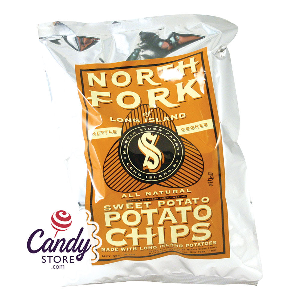 North Fork Sweet Potato Chips 2oz Bags 24ct - CandyStore.com